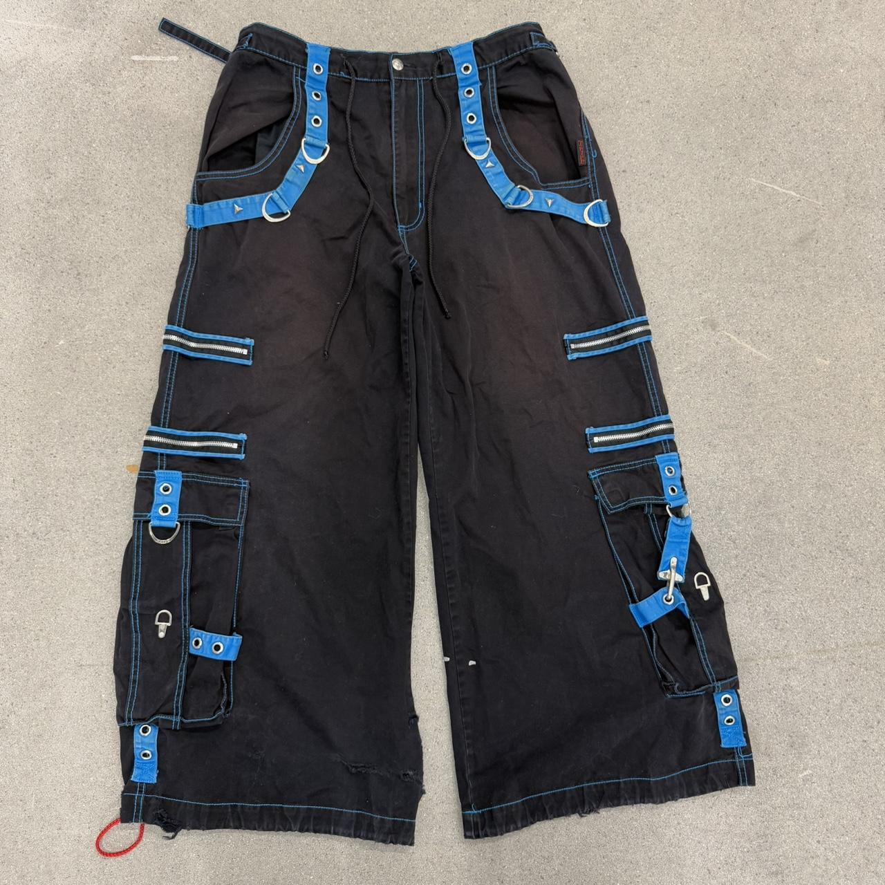 Vintage Tripp NYC baggy goth rave pants See... | Depop
