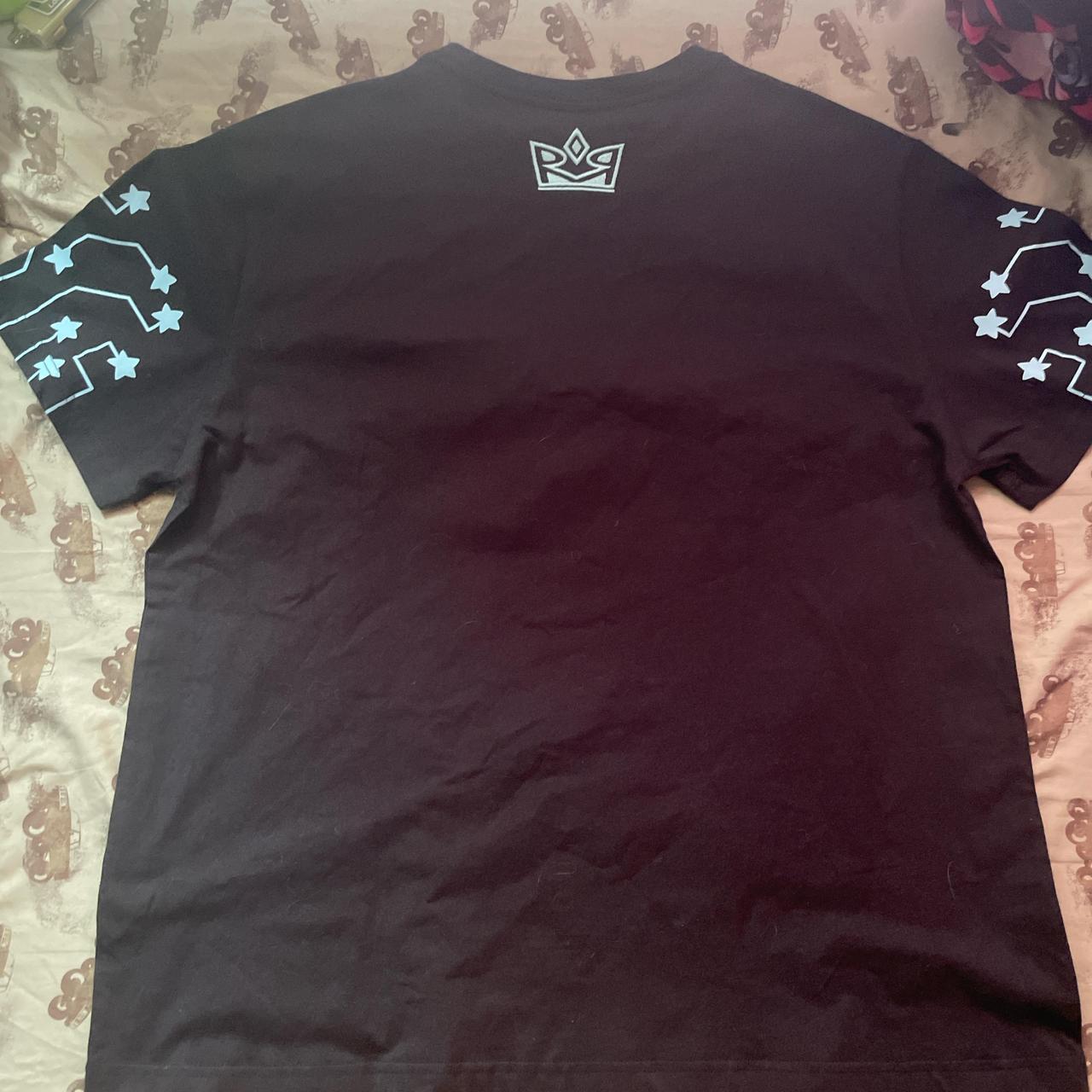 Black and multi-coloured RANBOO r800 t-shirt NEVER... - Depop