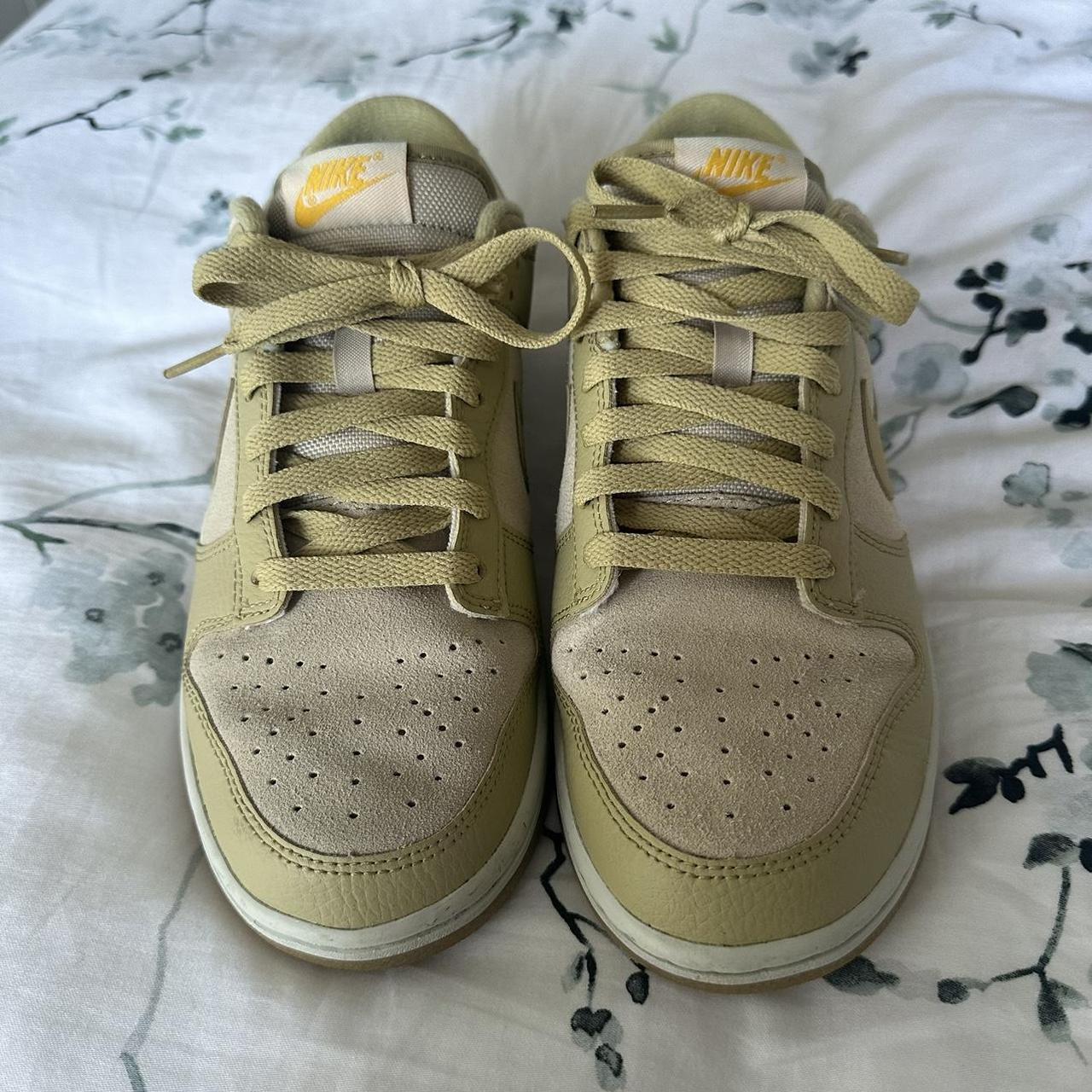 Nike dunk rattan wheat grass LIKE NEW Birthday... - Depop