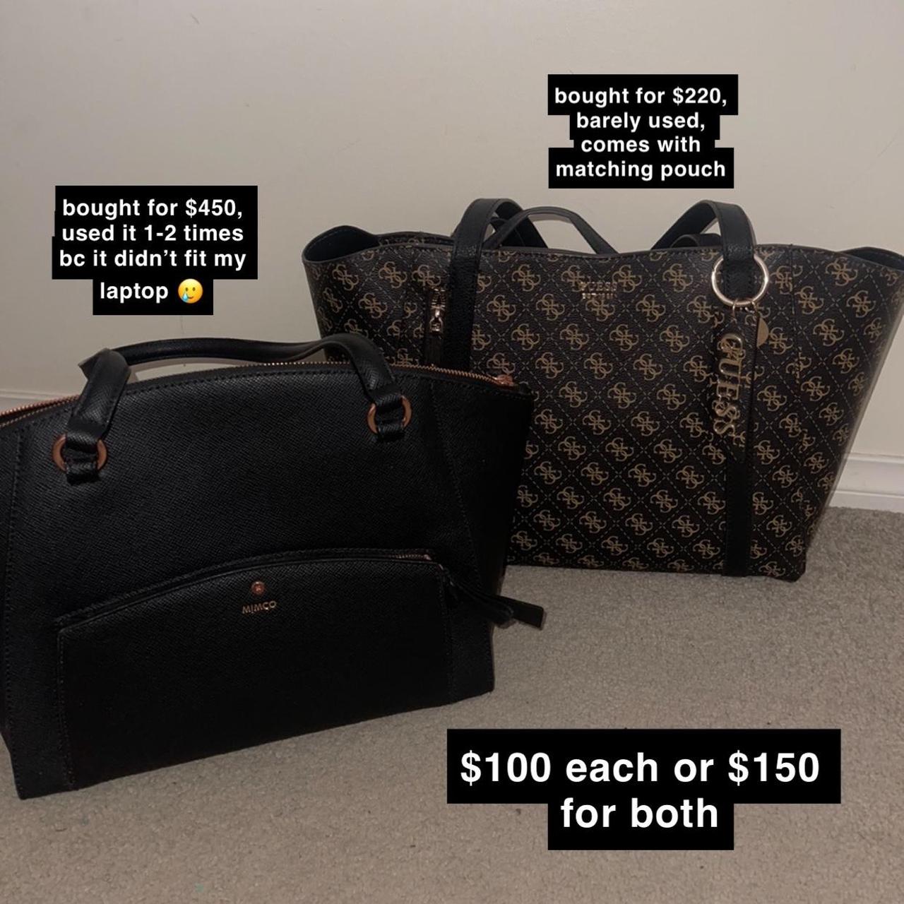 2 x bags Perfect conditioning, guess bag comes with... - Depop