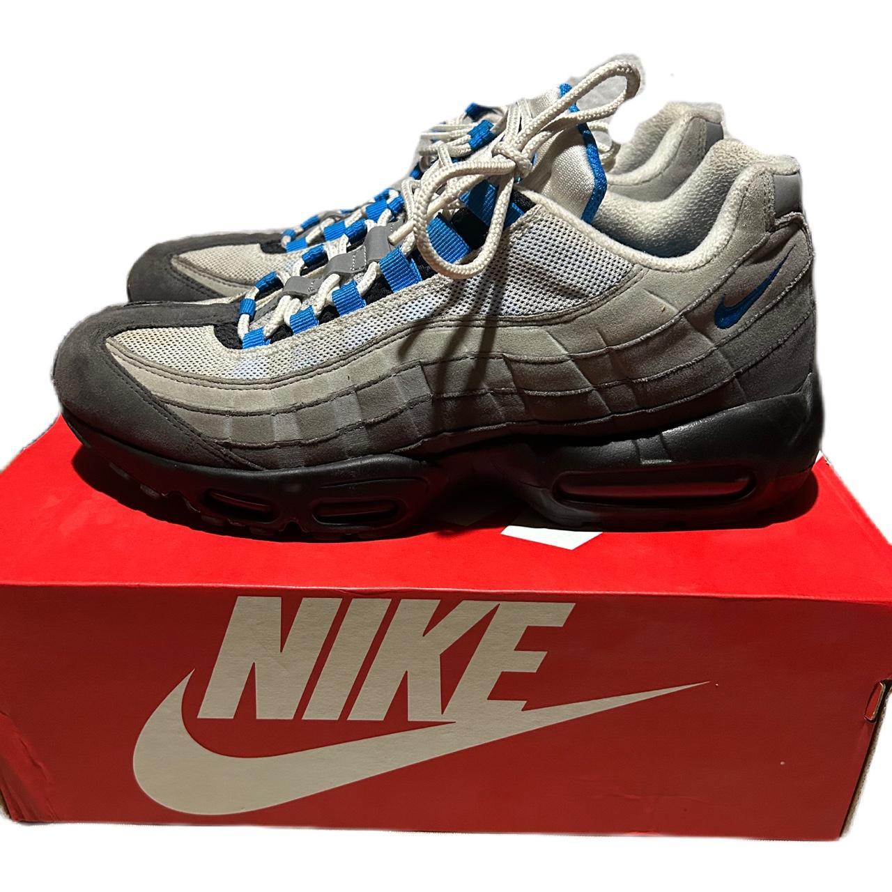 Air max 95 110s crystal blue Authentic Very good... - Depop