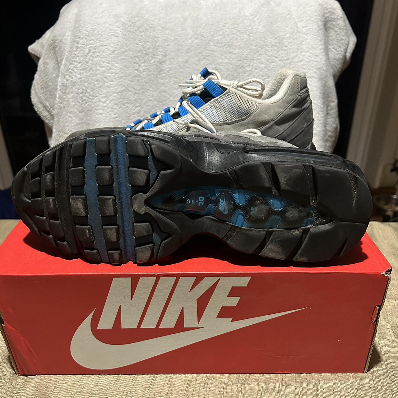 Air max 95 110s crystal blue Authentic Very good... - Depop