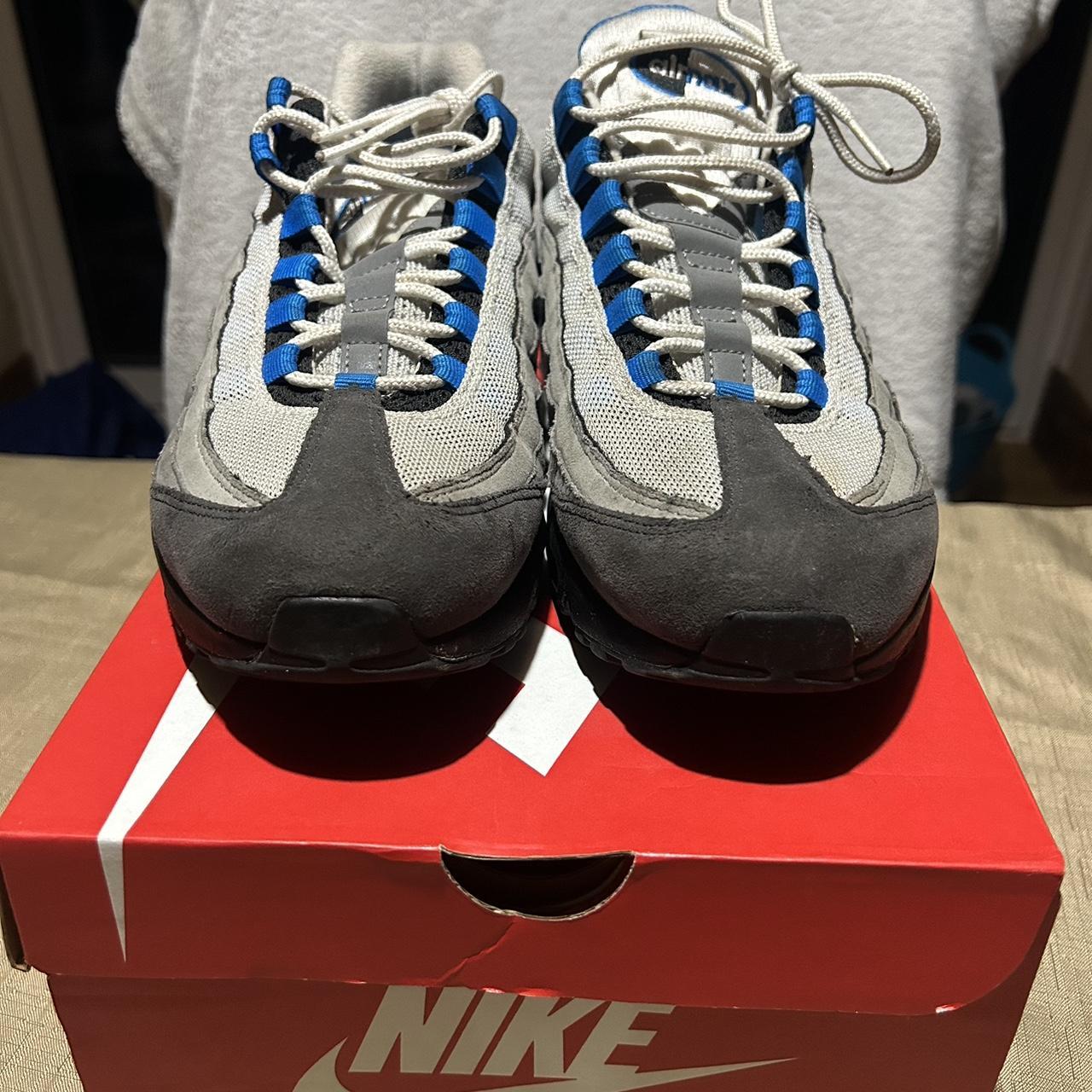 Air max 95 110s crystal blue Authentic Very good... - Depop