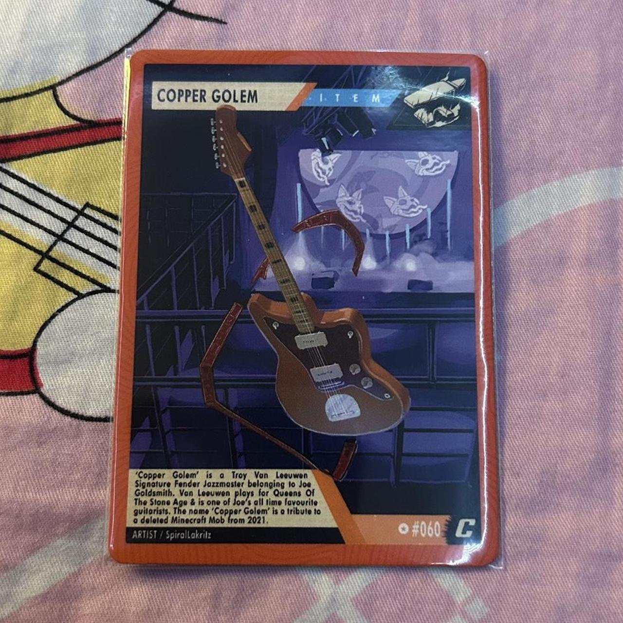 Lovejoy Copper Golem Anvil Trading Card! art by... - Depop