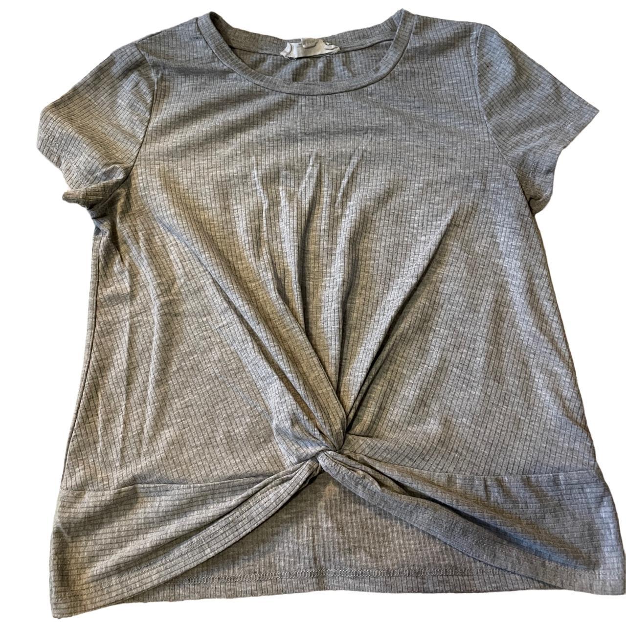 Hippie Rose Women's Grey Shirt | Depop