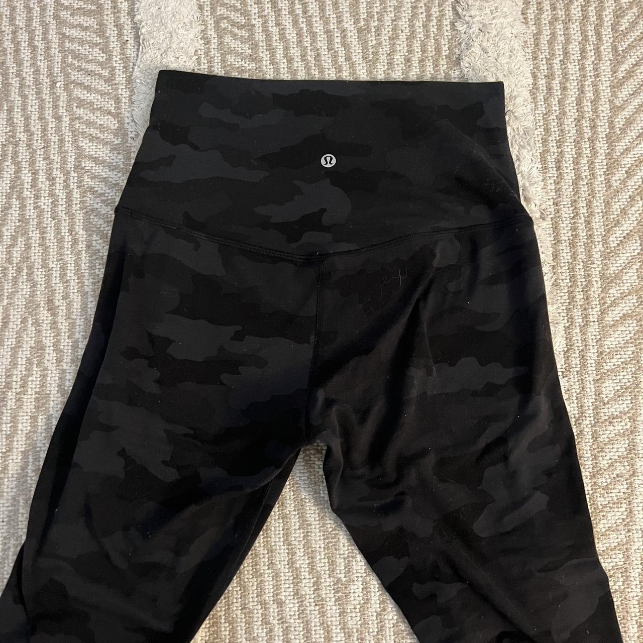 Lululemon align camo leggings super high rise size... - Depop