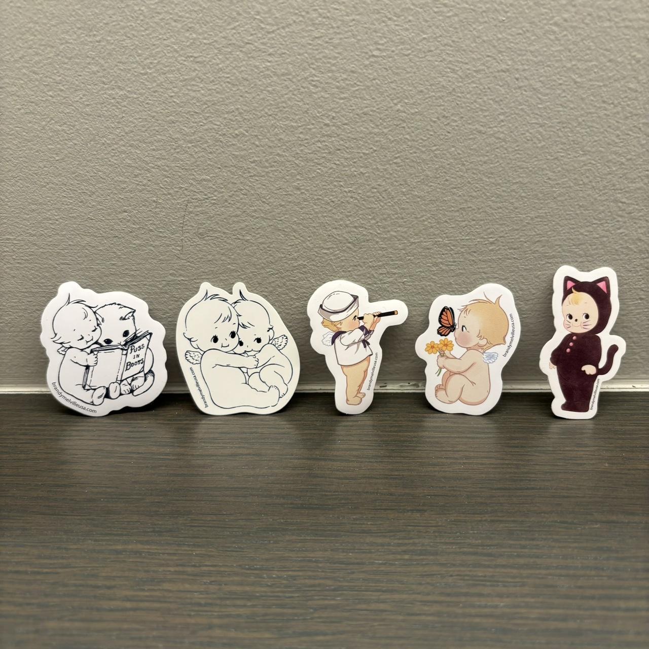 brandy melville cherub angel stickers! stickers are... | Depop