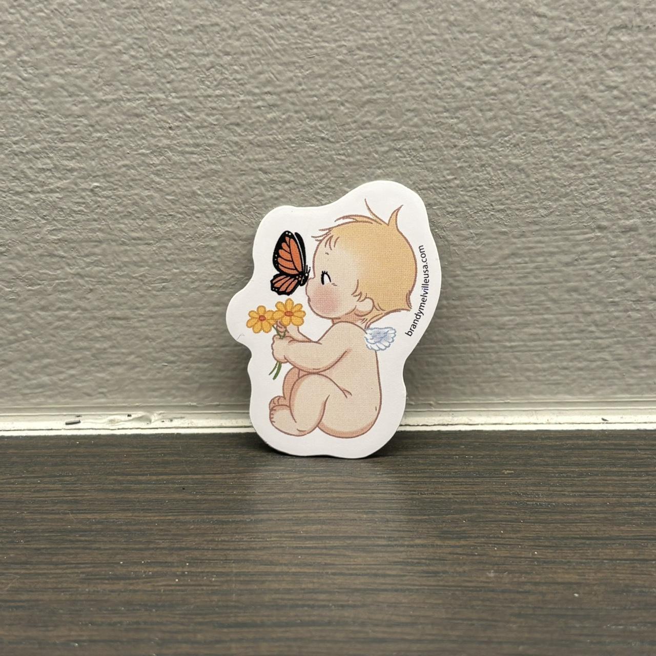 brandy melville cherub angel stickers! stickers are... | Depop