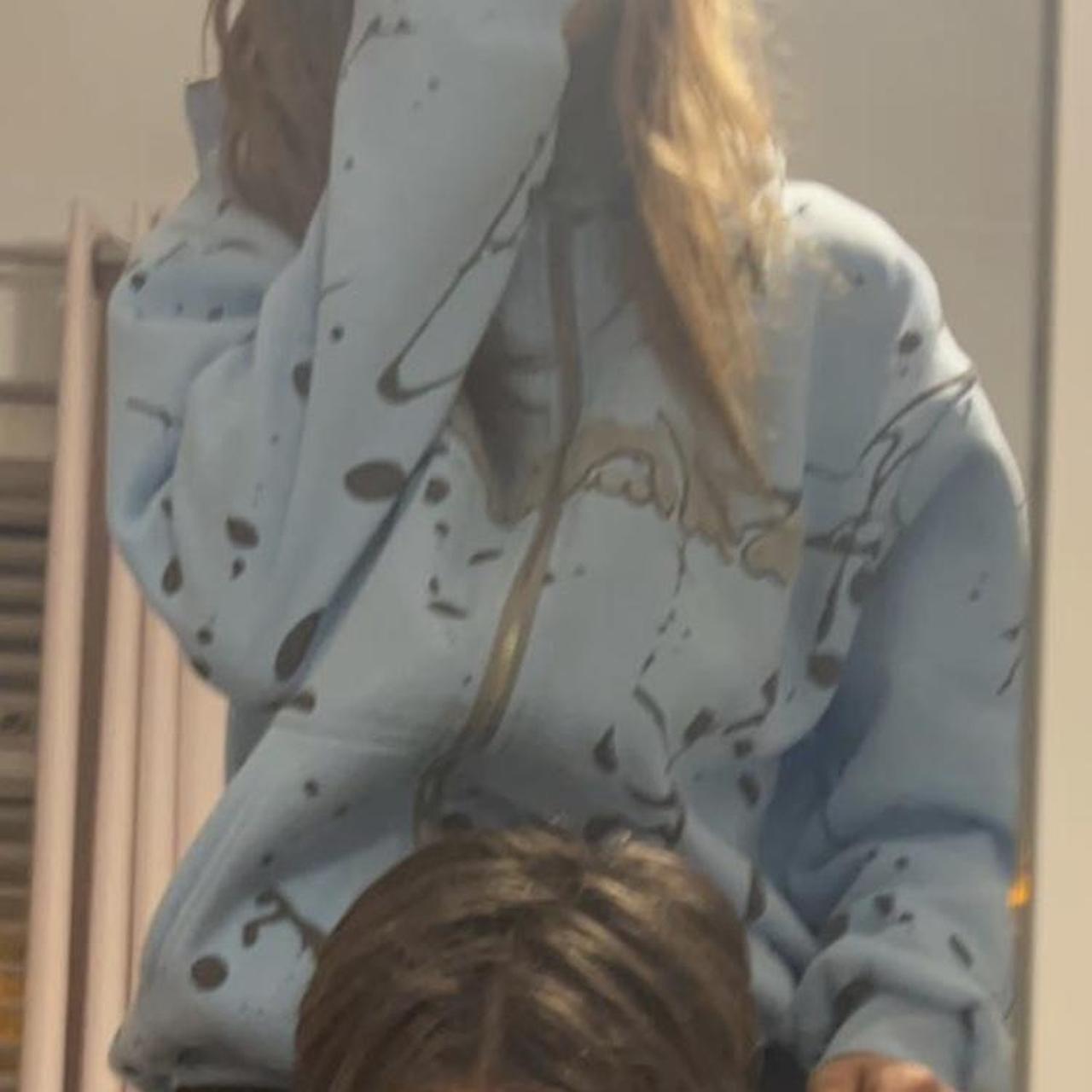 blue named collective hoodie - Depop