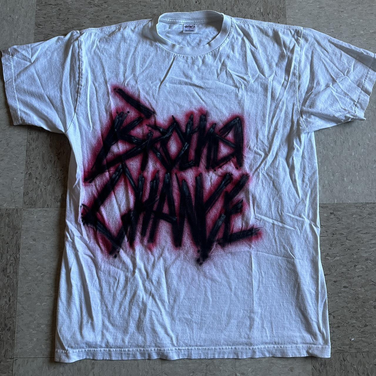 2000s air spray shirt nice colors and a backhit... - Depop