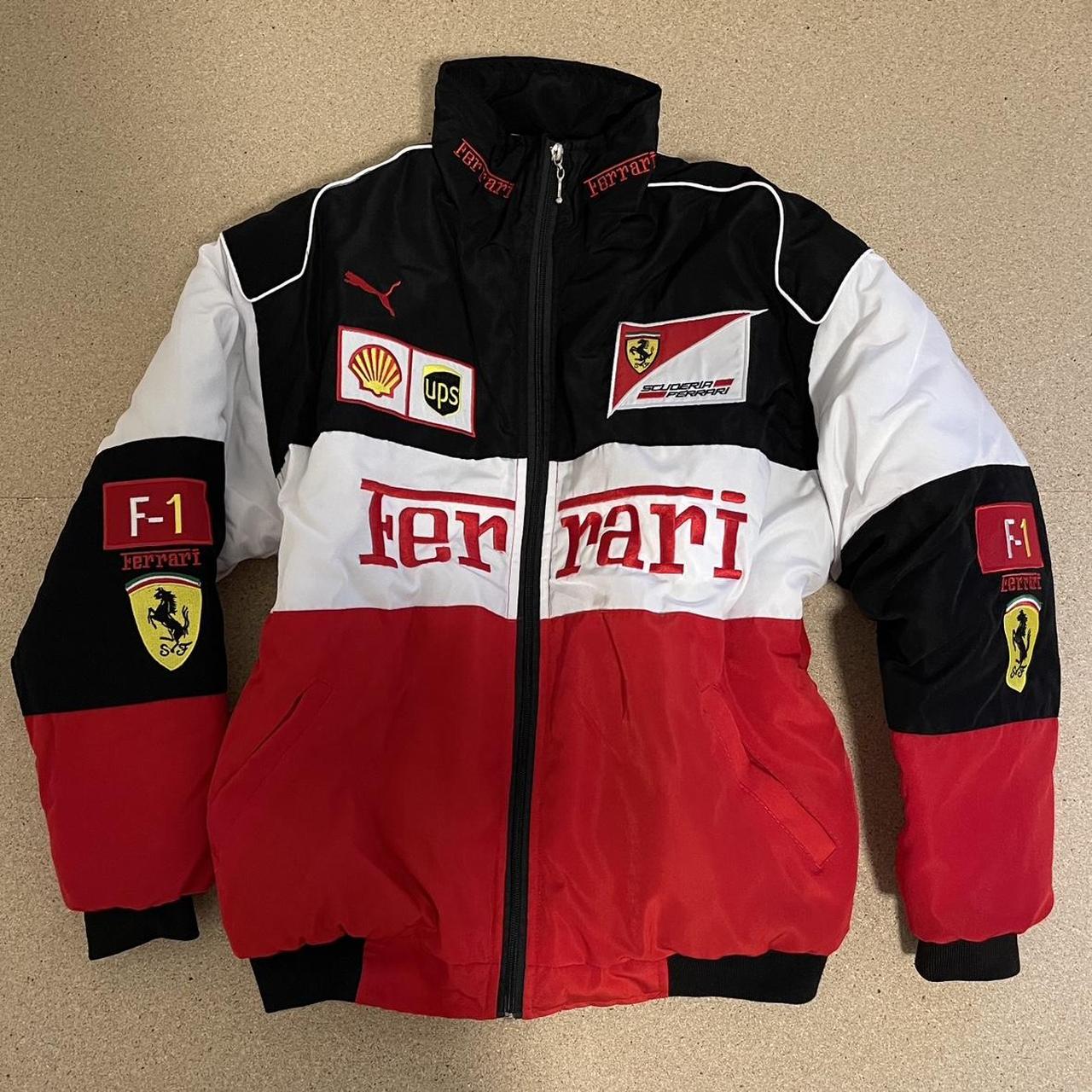 Ferrari sports car bomber jacket. Keeps you warm and... - Depop