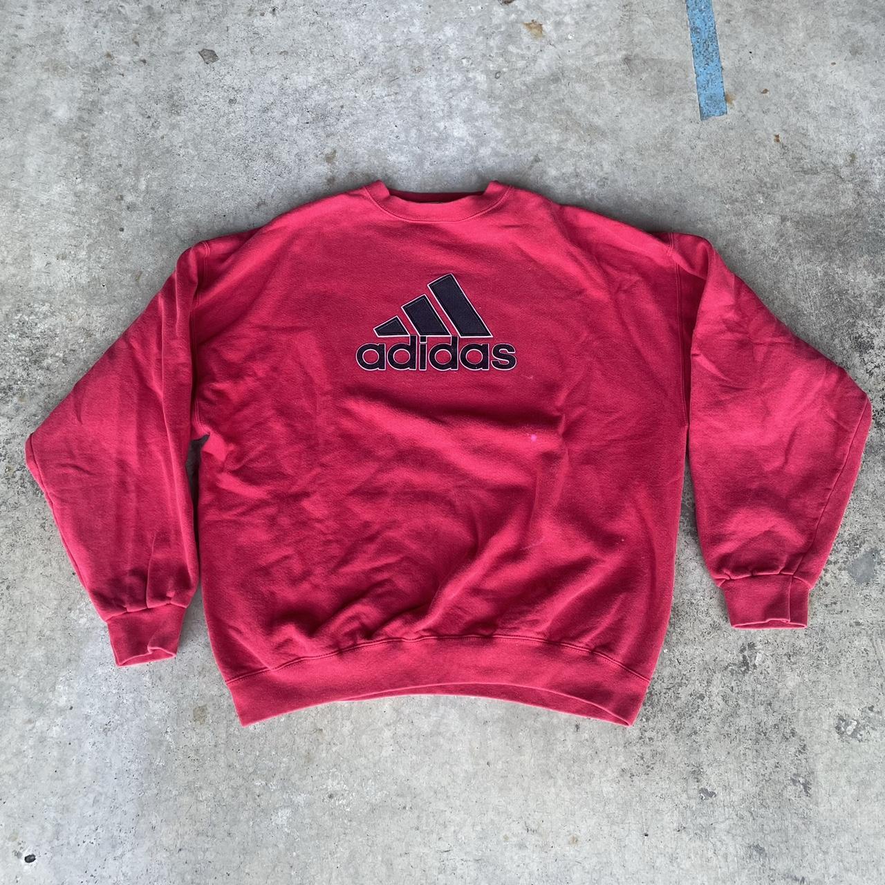 Vintage Adidas Crewneck Tagged Large small... - Depop