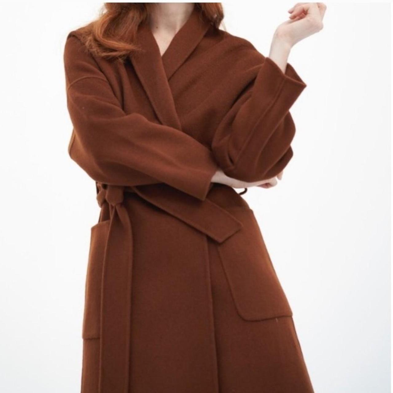 Quaint Official wool cashmere robe coat in a warm... - Depop