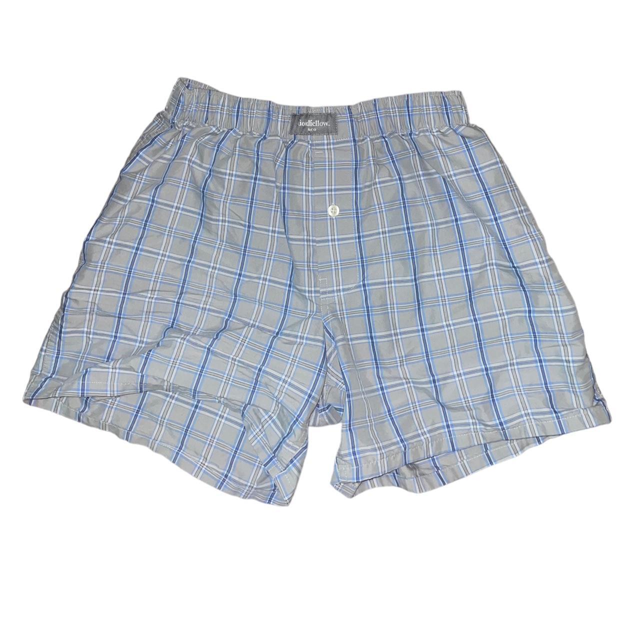 Goodfellow & Co. Men's Grey and Blue Boxers-and-briefs | Depop