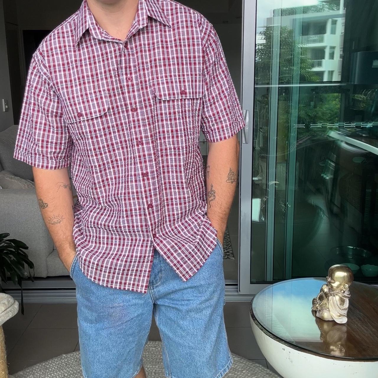 Absolutely mint front double pocket Bisley shirt,... - Depop