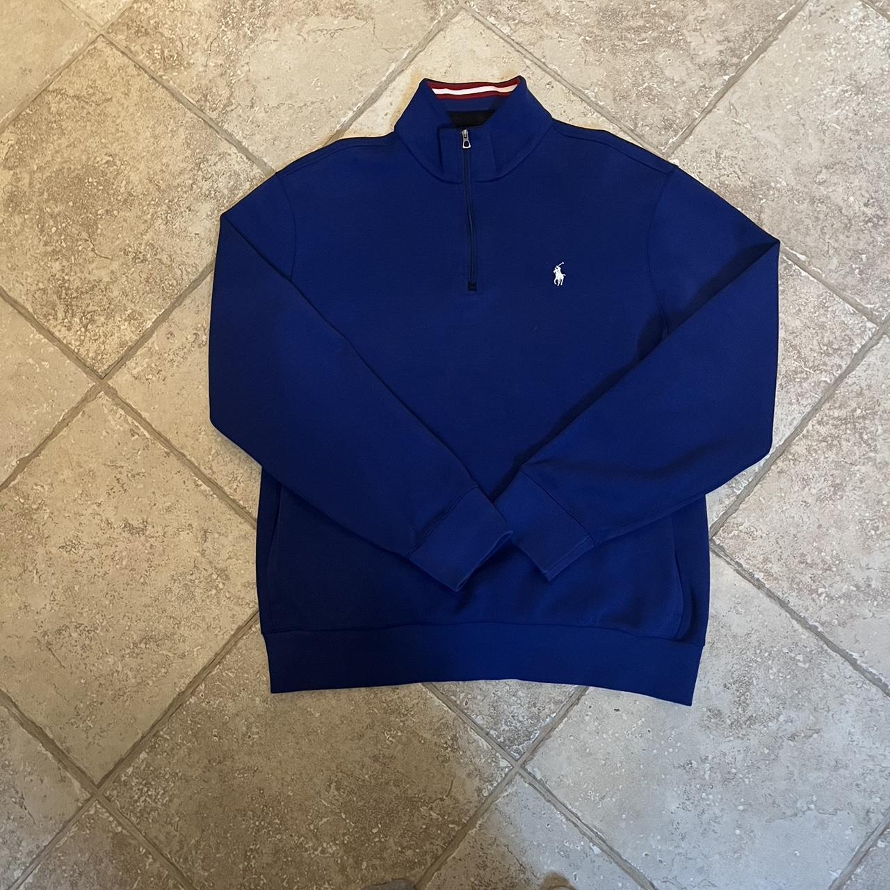 Ralph Lauren Quarter Zip Great Condition Throw offers - Depop