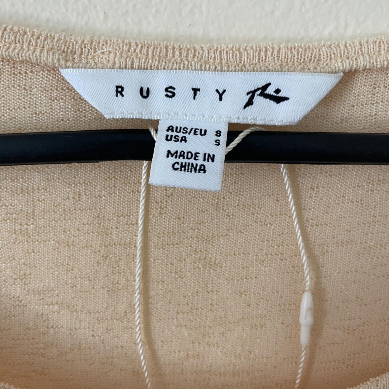 Rusty dress Swimsuit cover or dress size 8 but can... - Depop