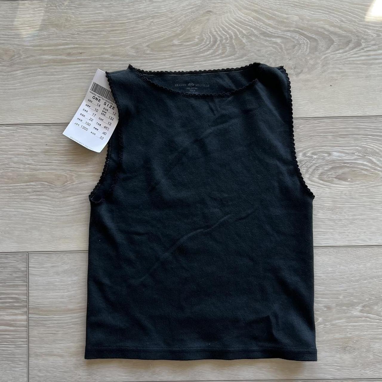Brandy Melville Women's Black Vest | Depop