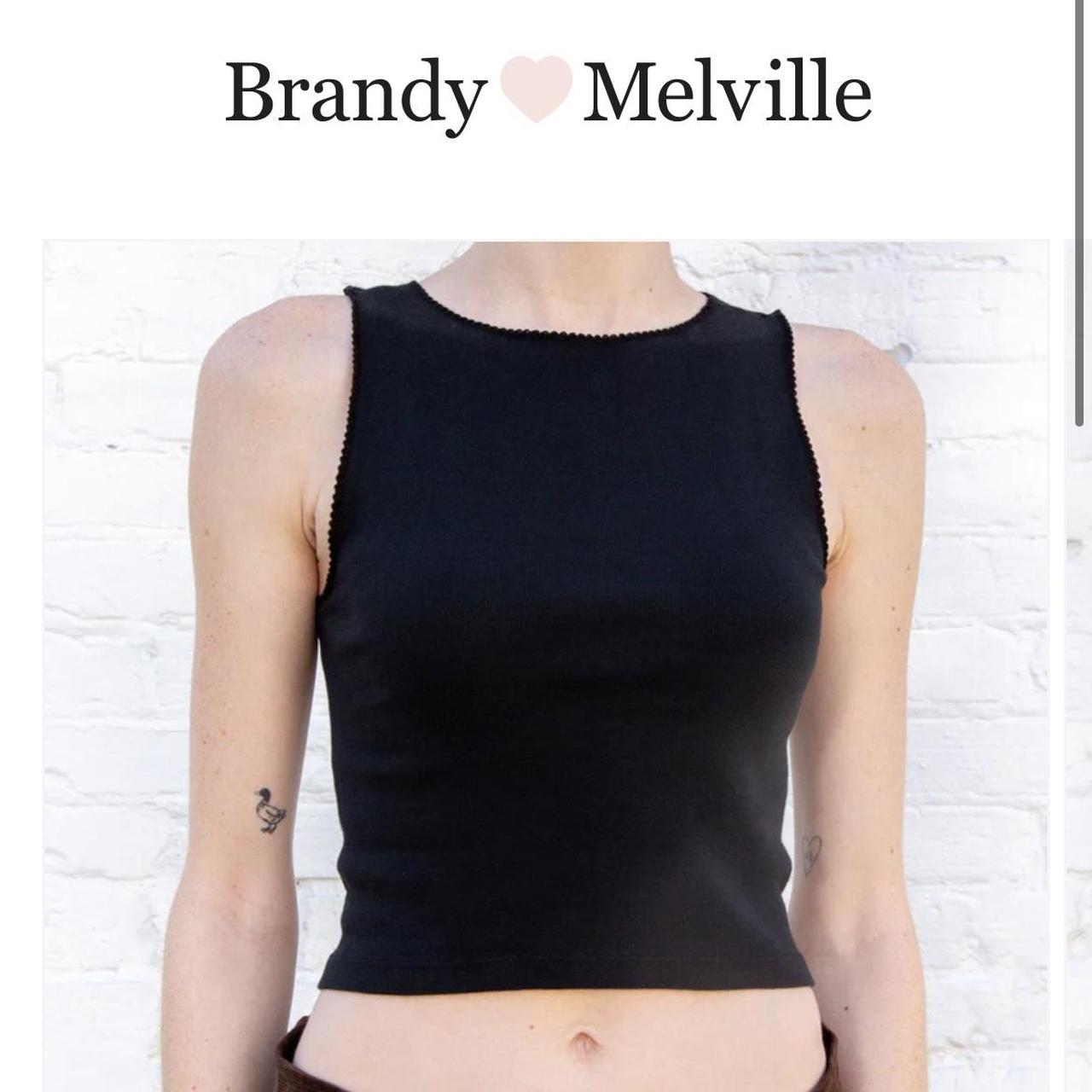 Brandy Melville Women's Black Vest | Depop