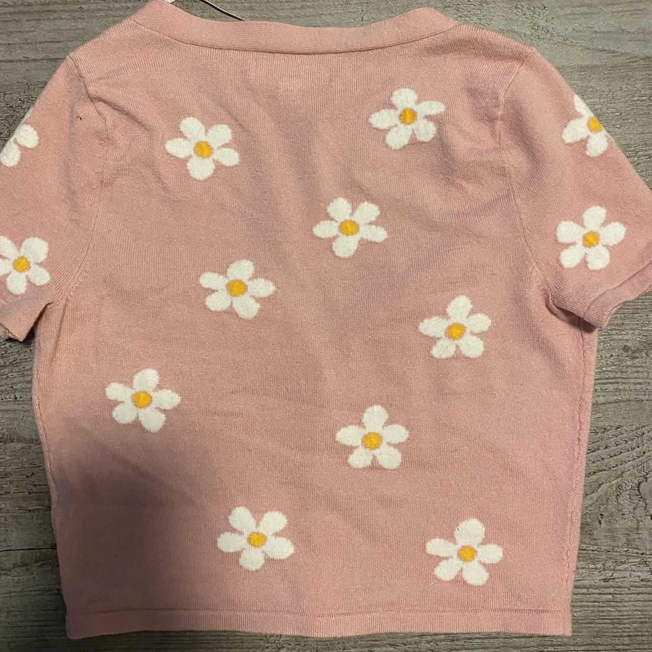 Cropped PacSun sweater! The pink is brighter in... - Depop