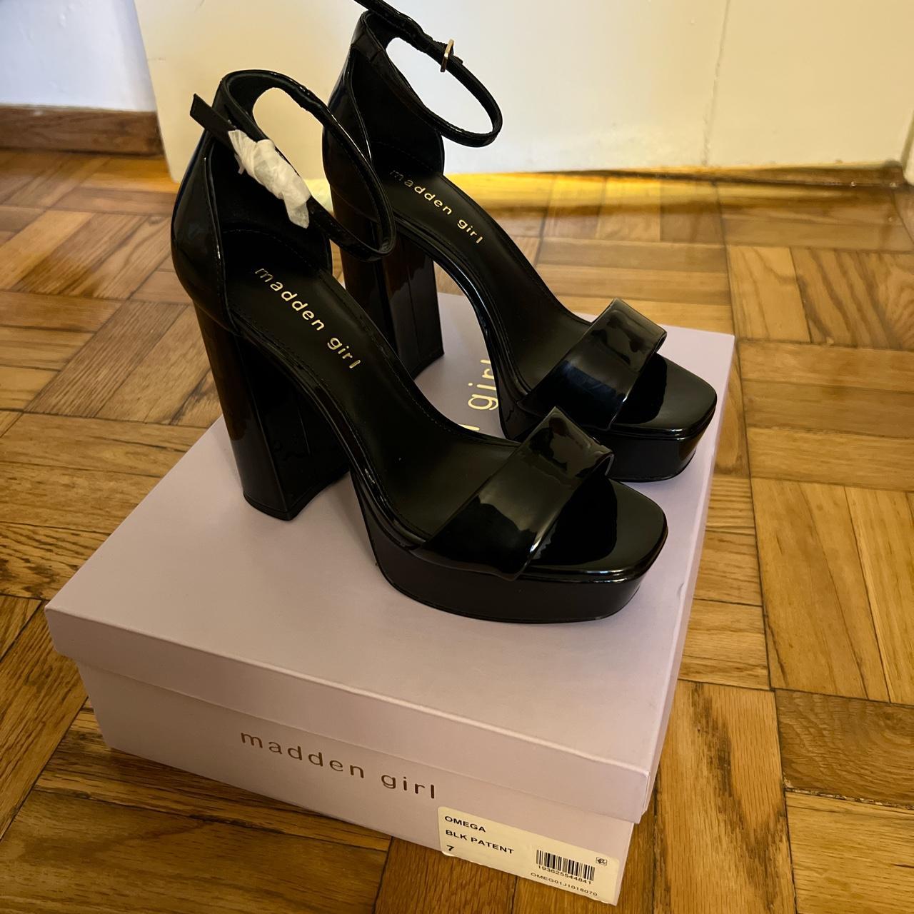 Brand new Black Madden Girl Heels Never worn, just... - Depop