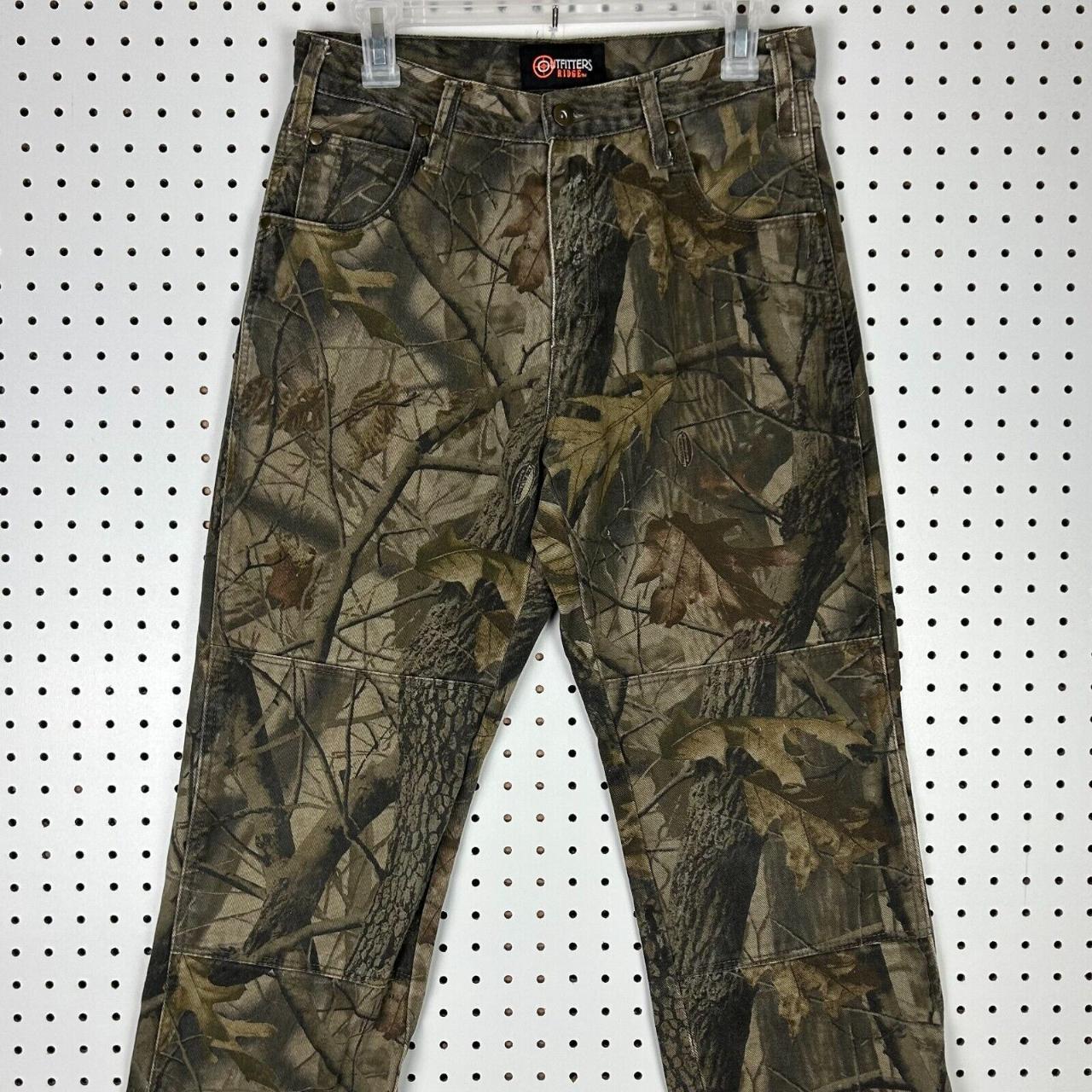 Realtree Double Knee Camo Pants 30x30 Y2K Hunting... - Depop