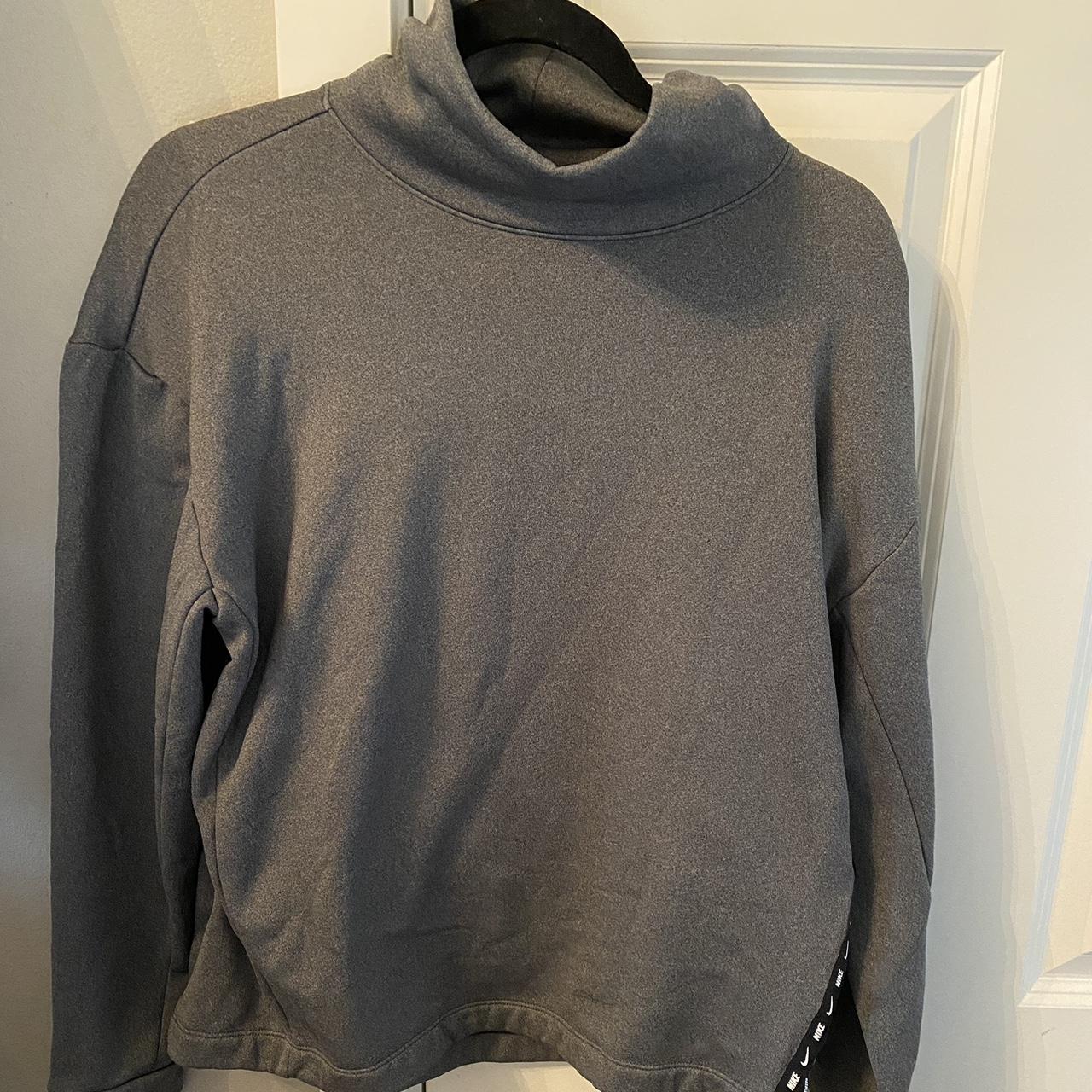 Nike Fleece Turtle neck sweatshirt - Depop