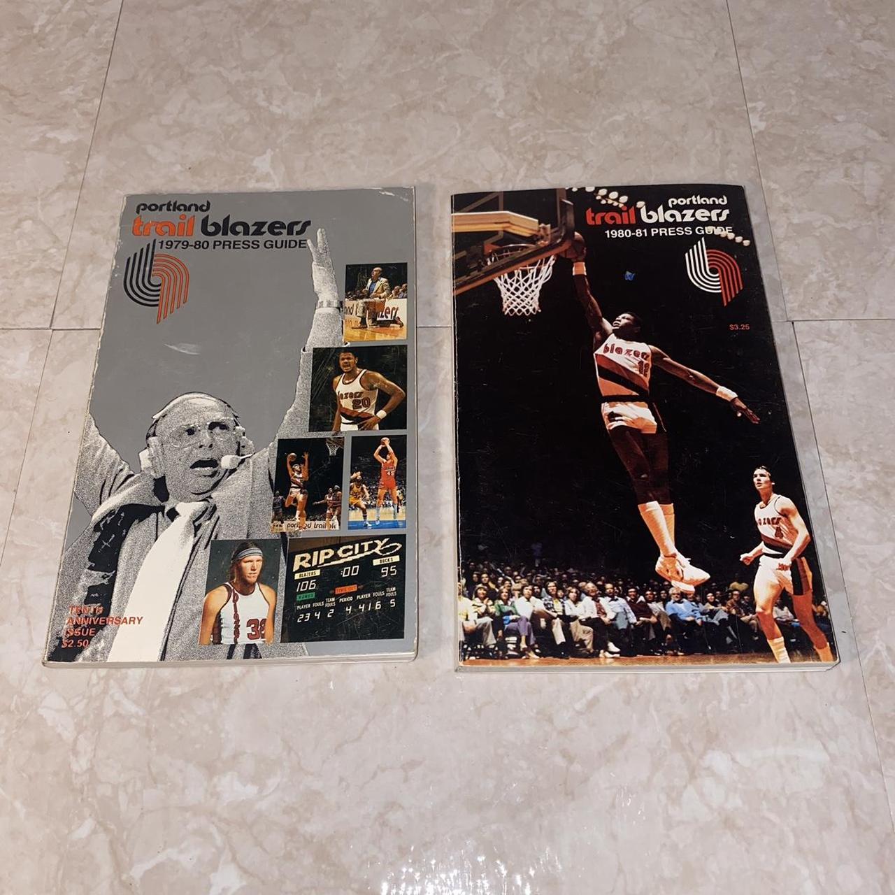 Lot of 2 NBA Portland Trail Blazers 1979 1980 1981... - Depop