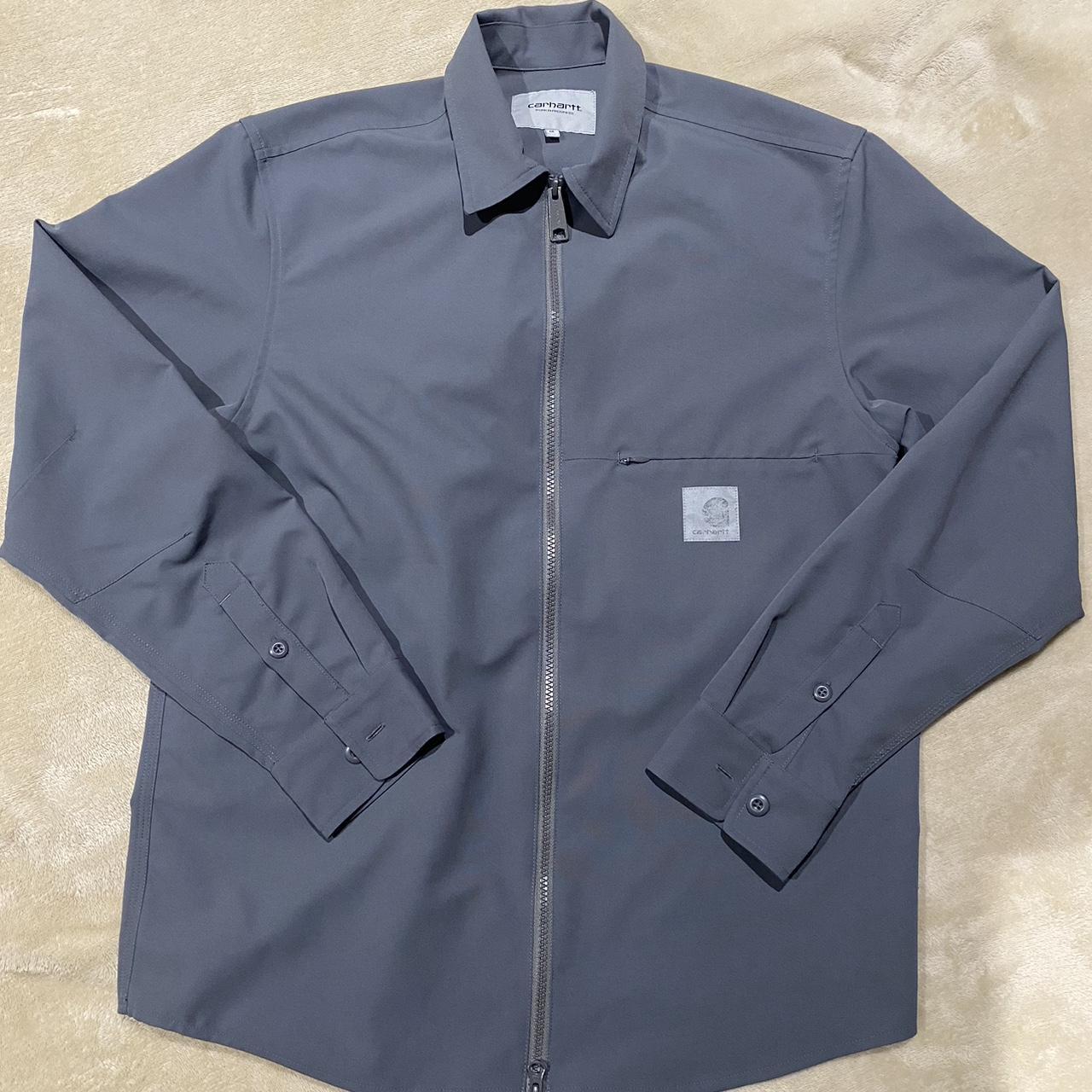 Carhartt Light Weight Jacket Grey Slight fading... - Depop