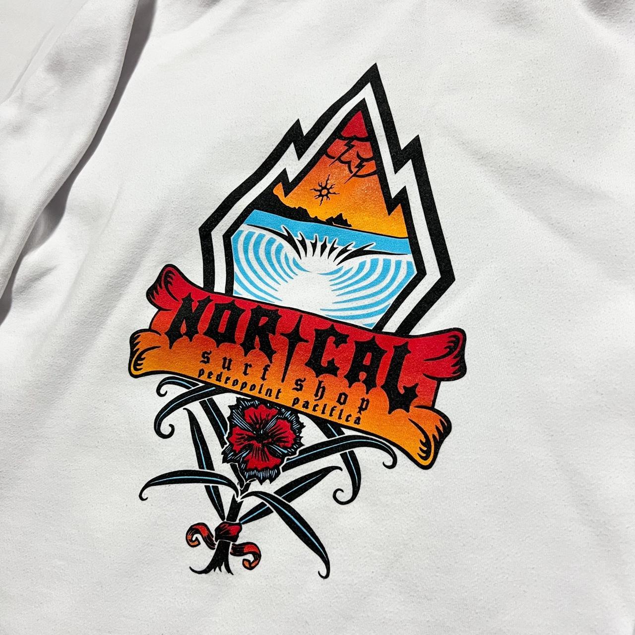 NorCal SurfShop Cropped Hoodie + tagged size M (fits... - Depop