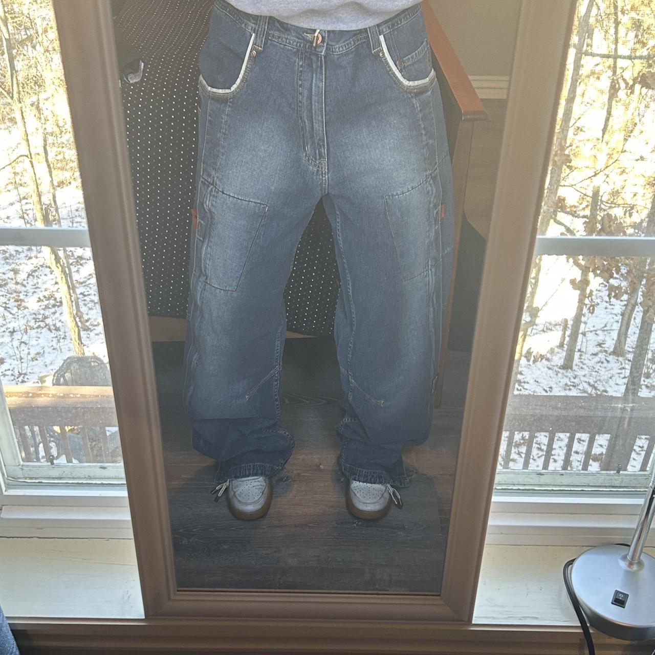JNCO style Pepe Zip Up Jeans Brand New Super dope... - Depop