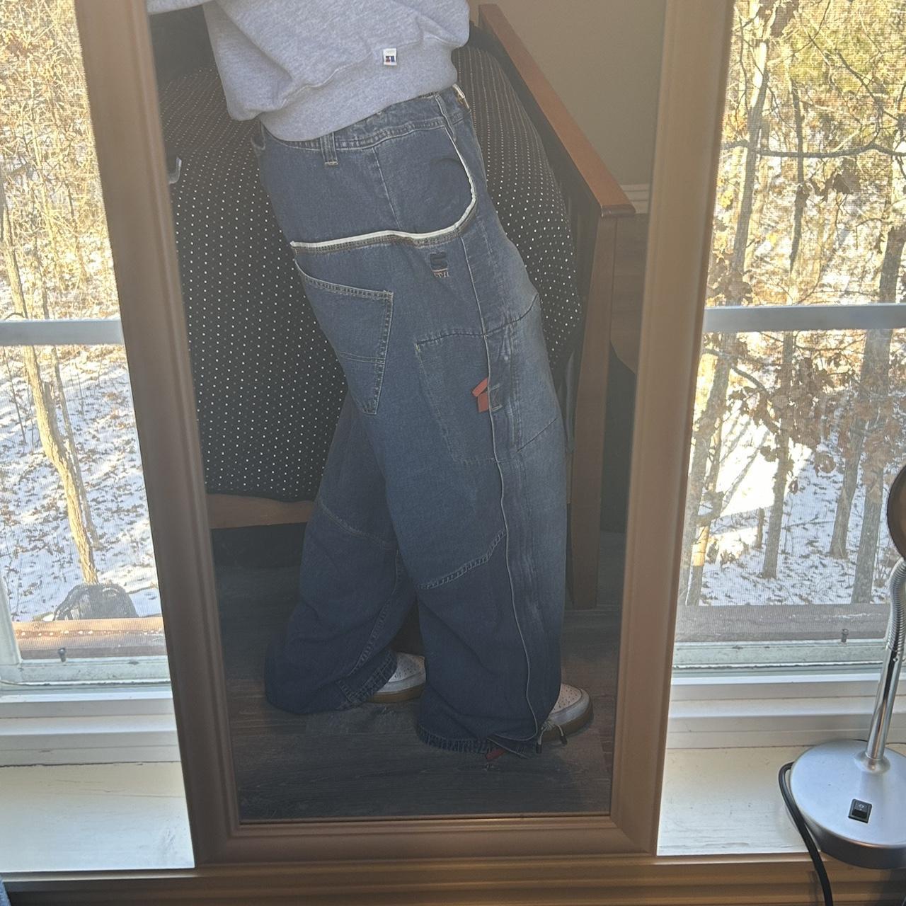 JNCO style Pepe Zip Up Jeans Brand New Super dope... - Depop