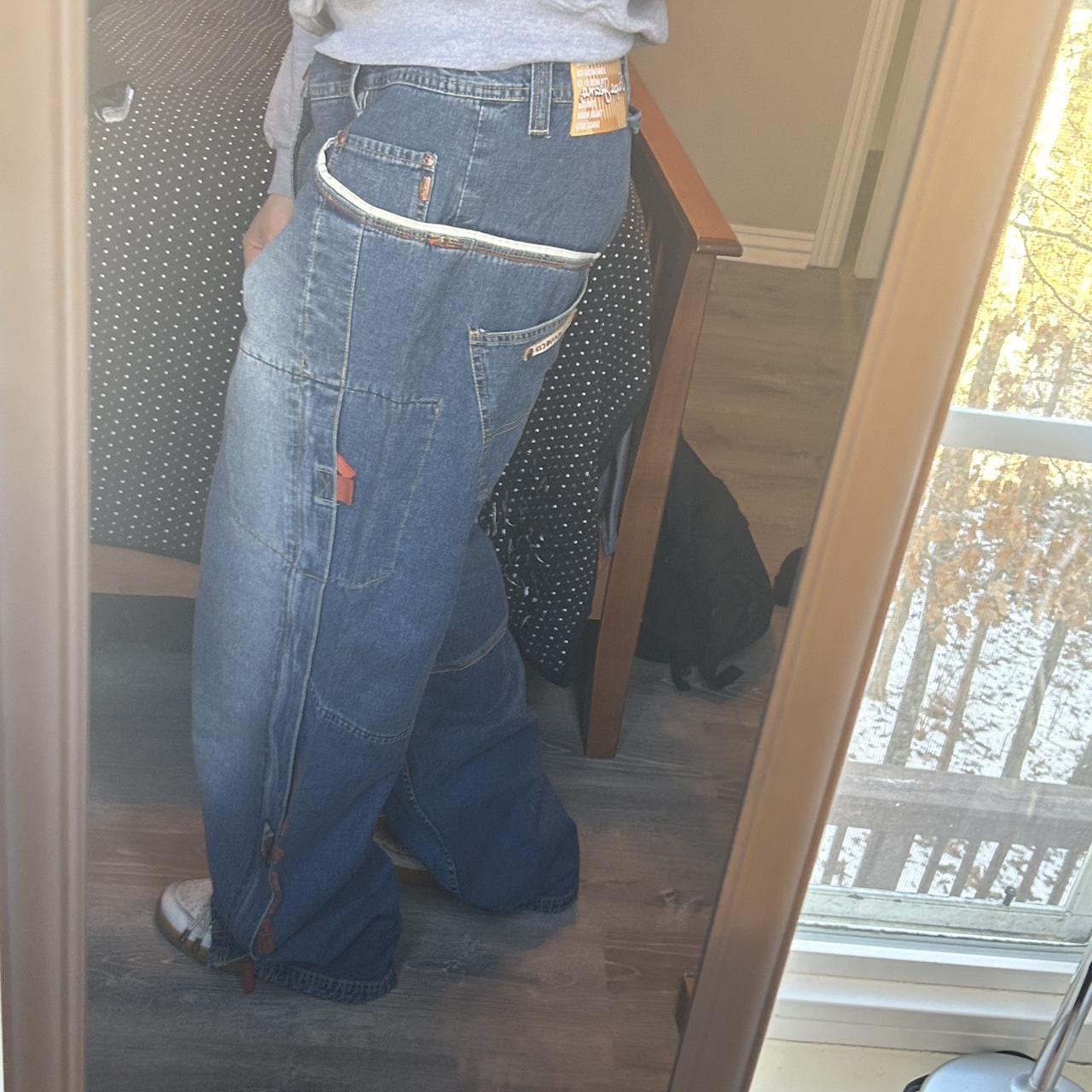 JNCO style Pepe Zip Up Jeans Brand New Super dope... - Depop