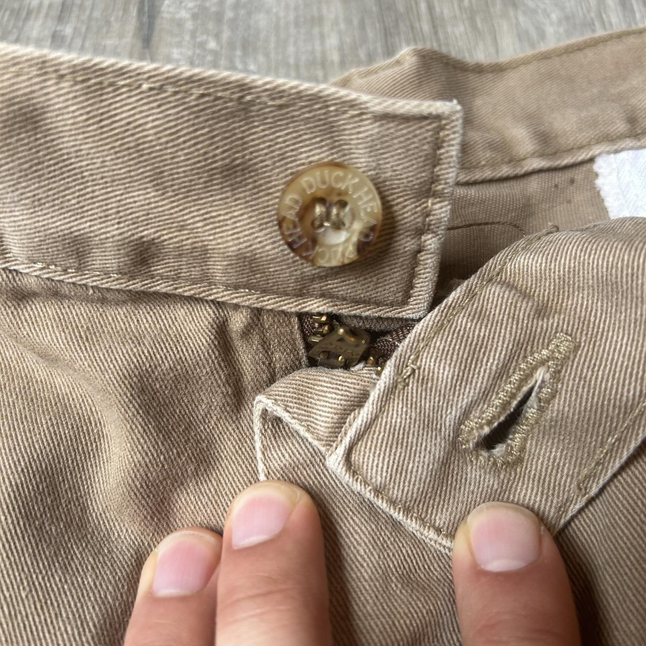 Duck Head Khaki Slacks -super nice fit -great wide... - Depop