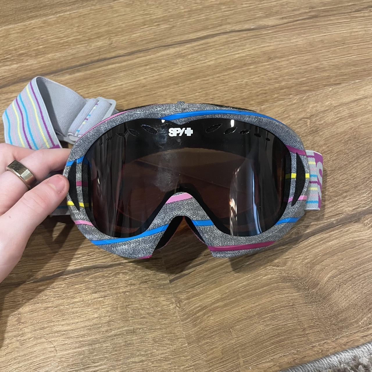 Spy ski and snowboard googles with sun protective... - Depop