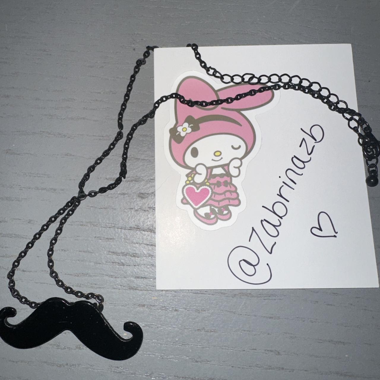 mustache swag necklace from the 2010s USA shipping... - Depop