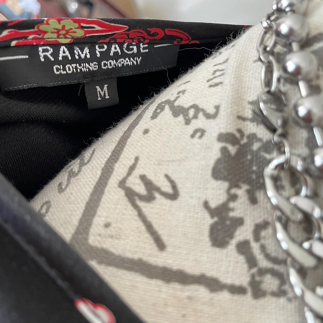 🐞 Vintage Rampage wrap dress with floral piping hem... - Depop