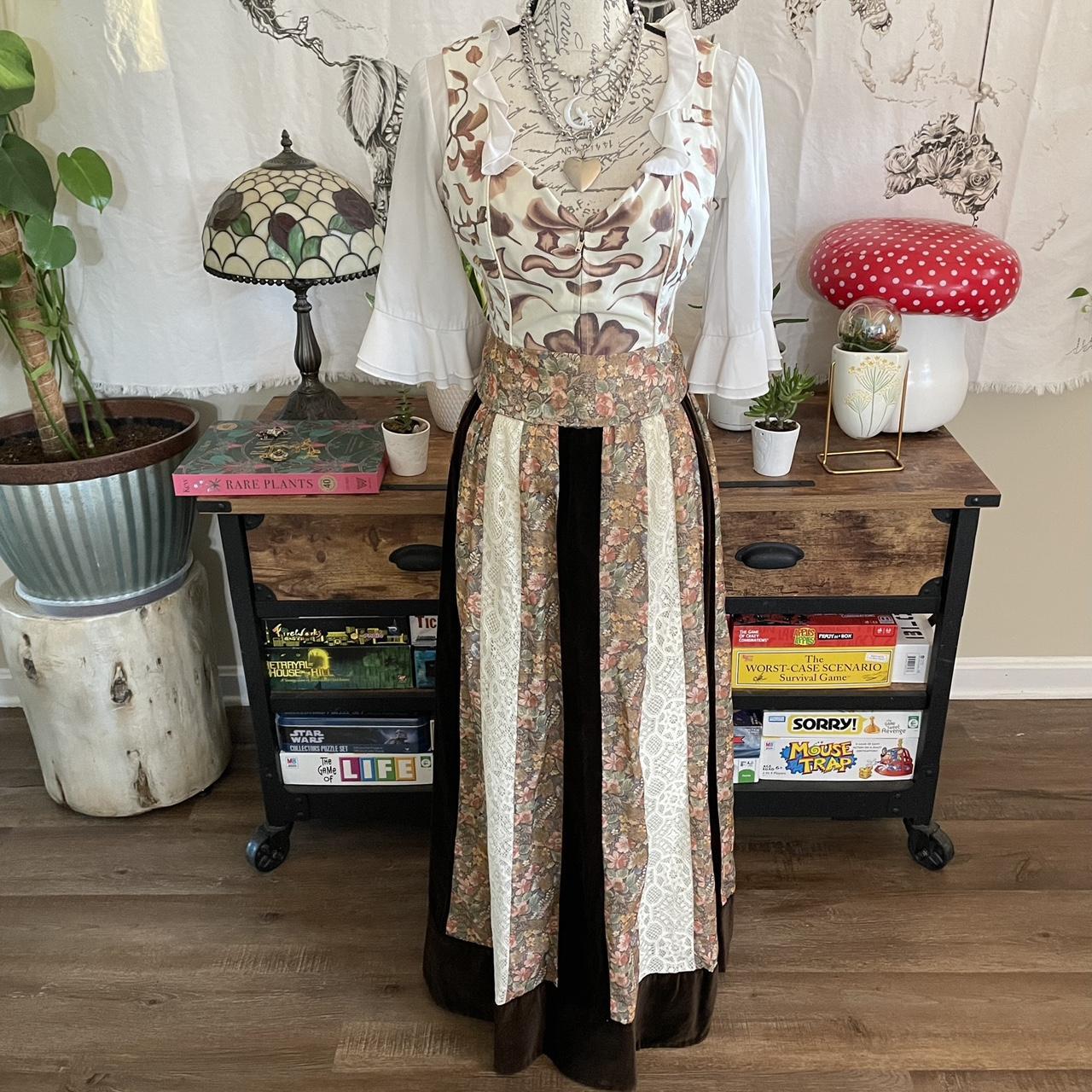 Vintage 60’s Chessa Davis patchwork Maxi... - Depop