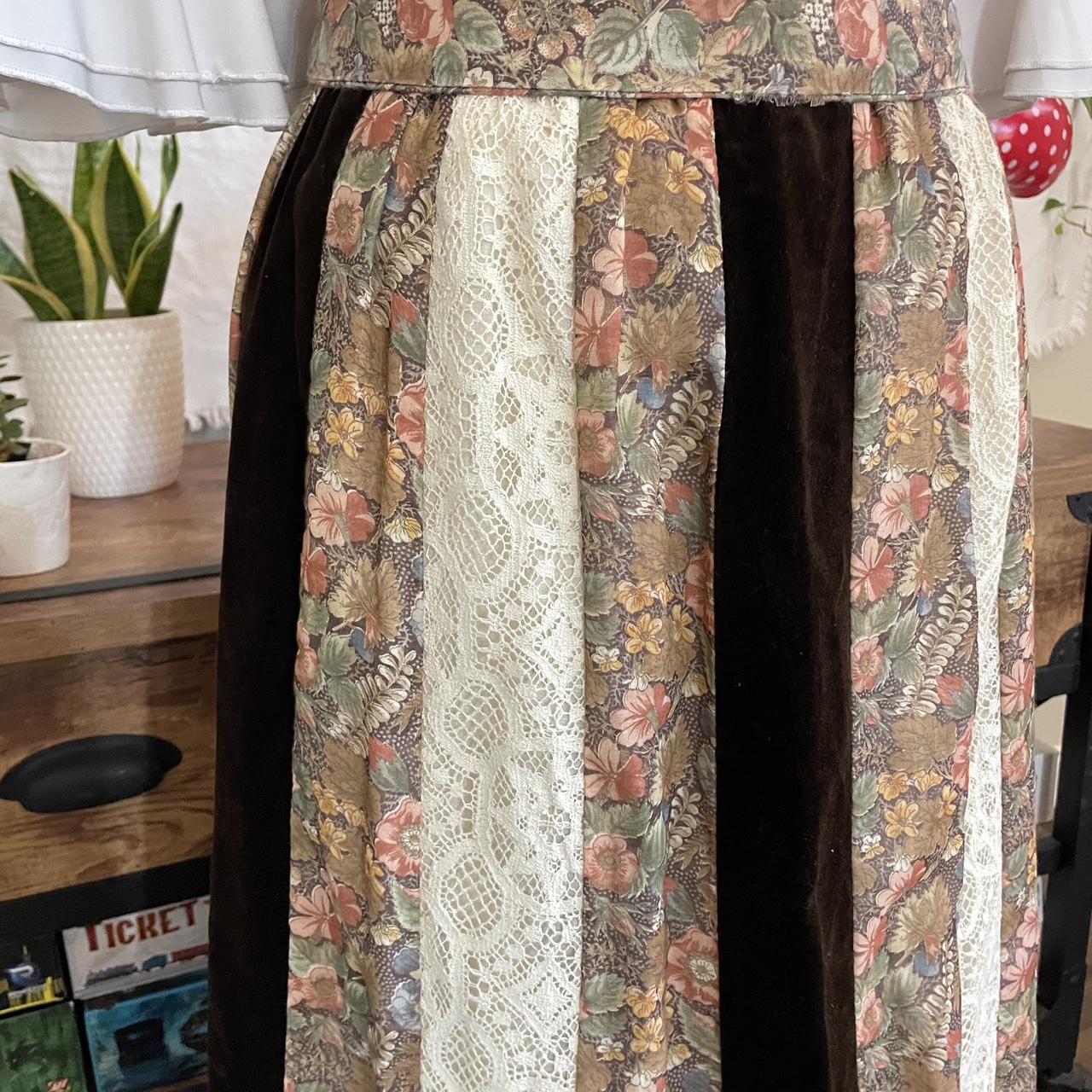 Vintage 60’s Chessa Davis patchwork Maxi... - Depop