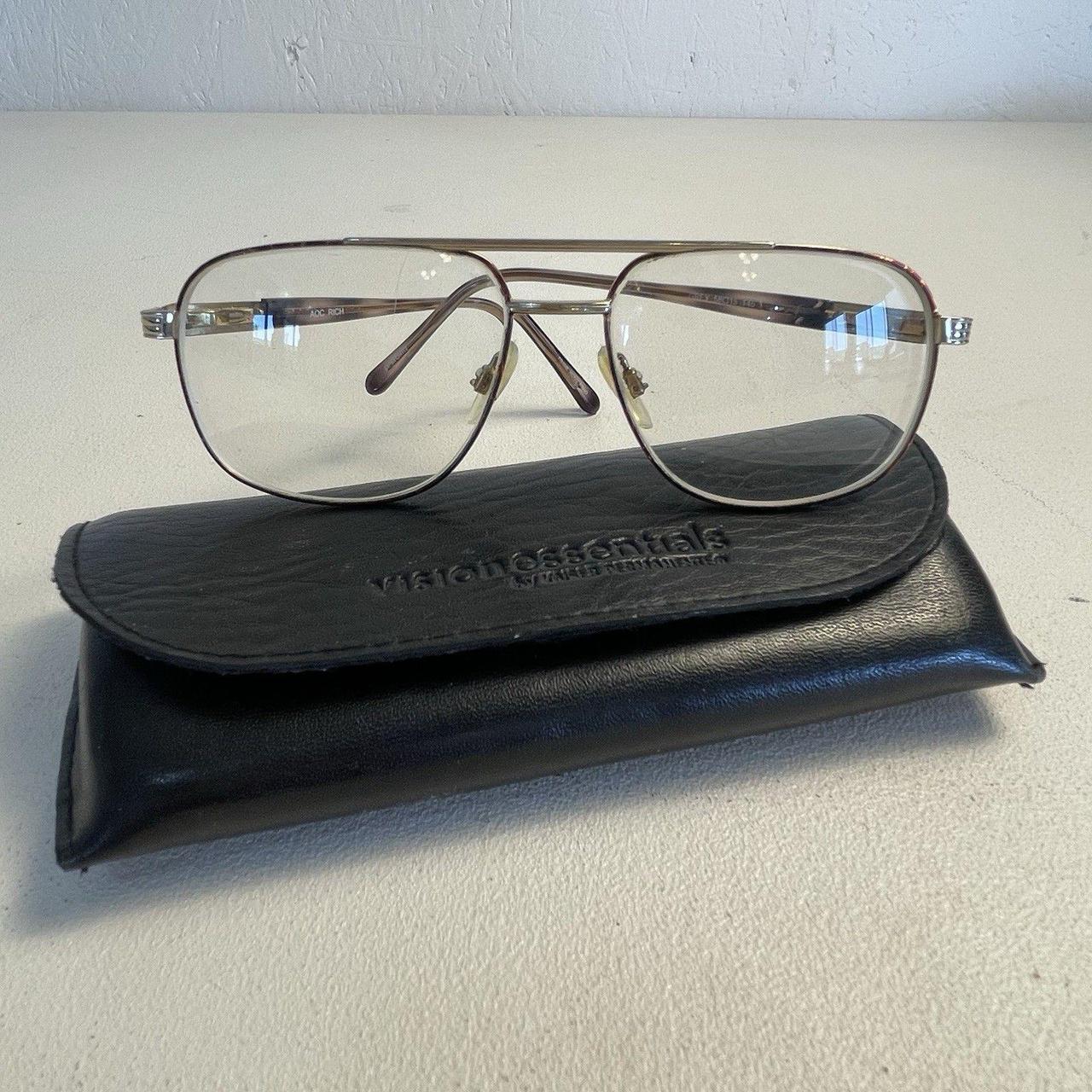 These vintage Aviator eyeglasses frames are a... | Depop