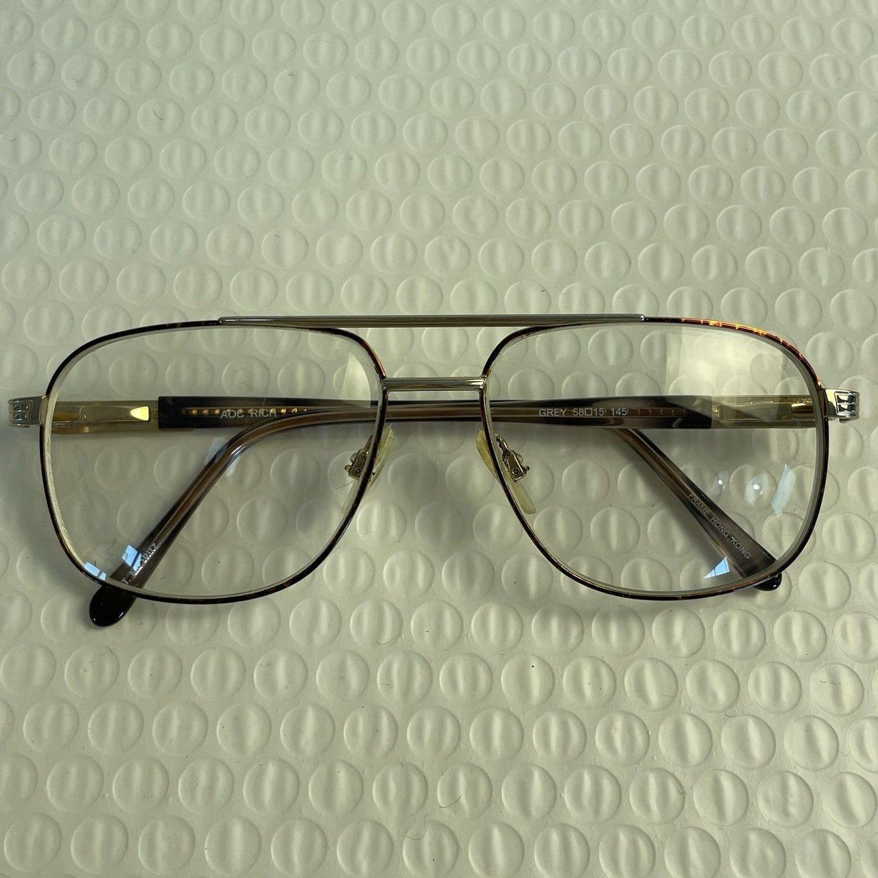 These vintage Aviator eyeglasses frames are a... | Depop