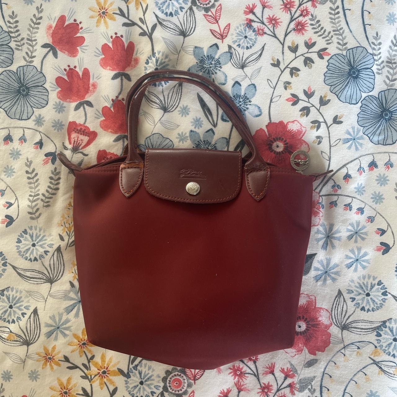 Longchamp bag - leather parts of the handles and... - Depop