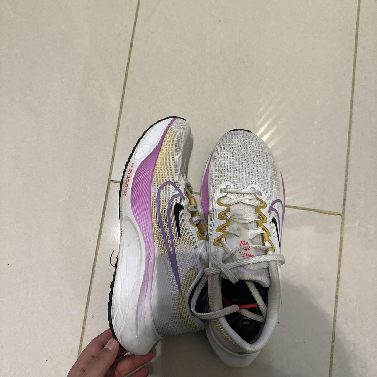 nike zoom fly 5’s - comfortable padding for running... - Depop
