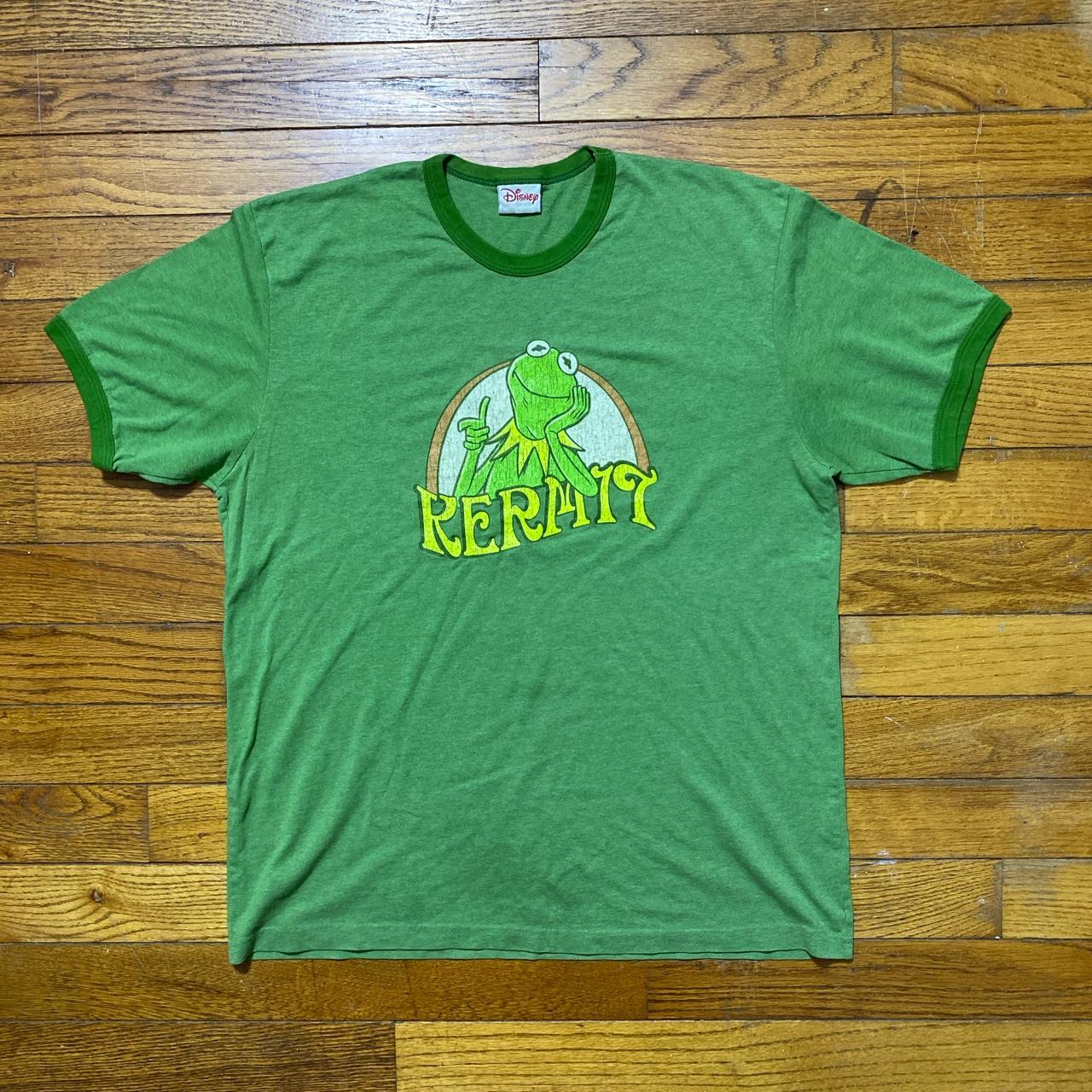 Vintage Disney Kermit ringer tee Late 90s/Y2K Fits L... - Depop