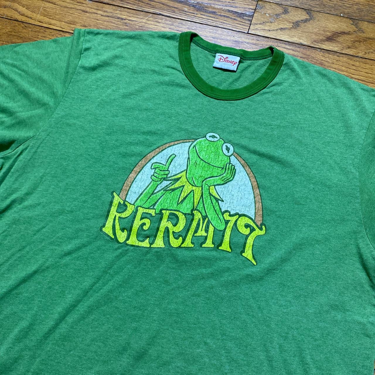 Vintage Disney Kermit ringer tee Late 90s/Y2K Fits L... - Depop