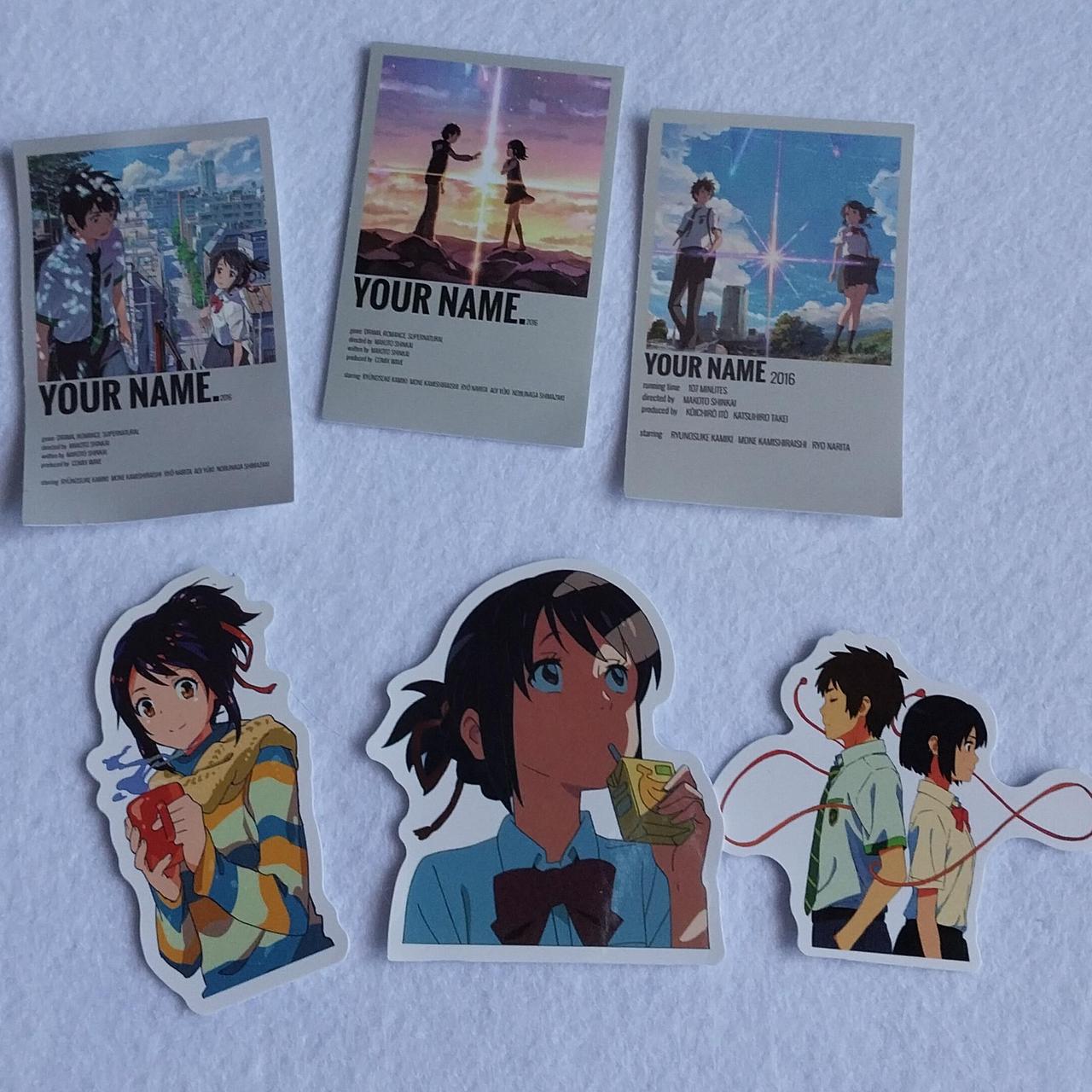 Untracked shipping #AnimeStickers #crunchyroll... - Depop