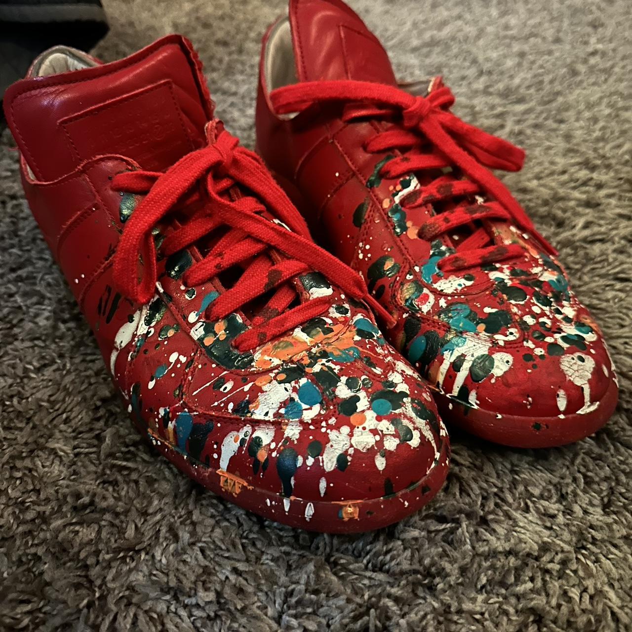 Margiela Gats all red VERY RARE - Depop