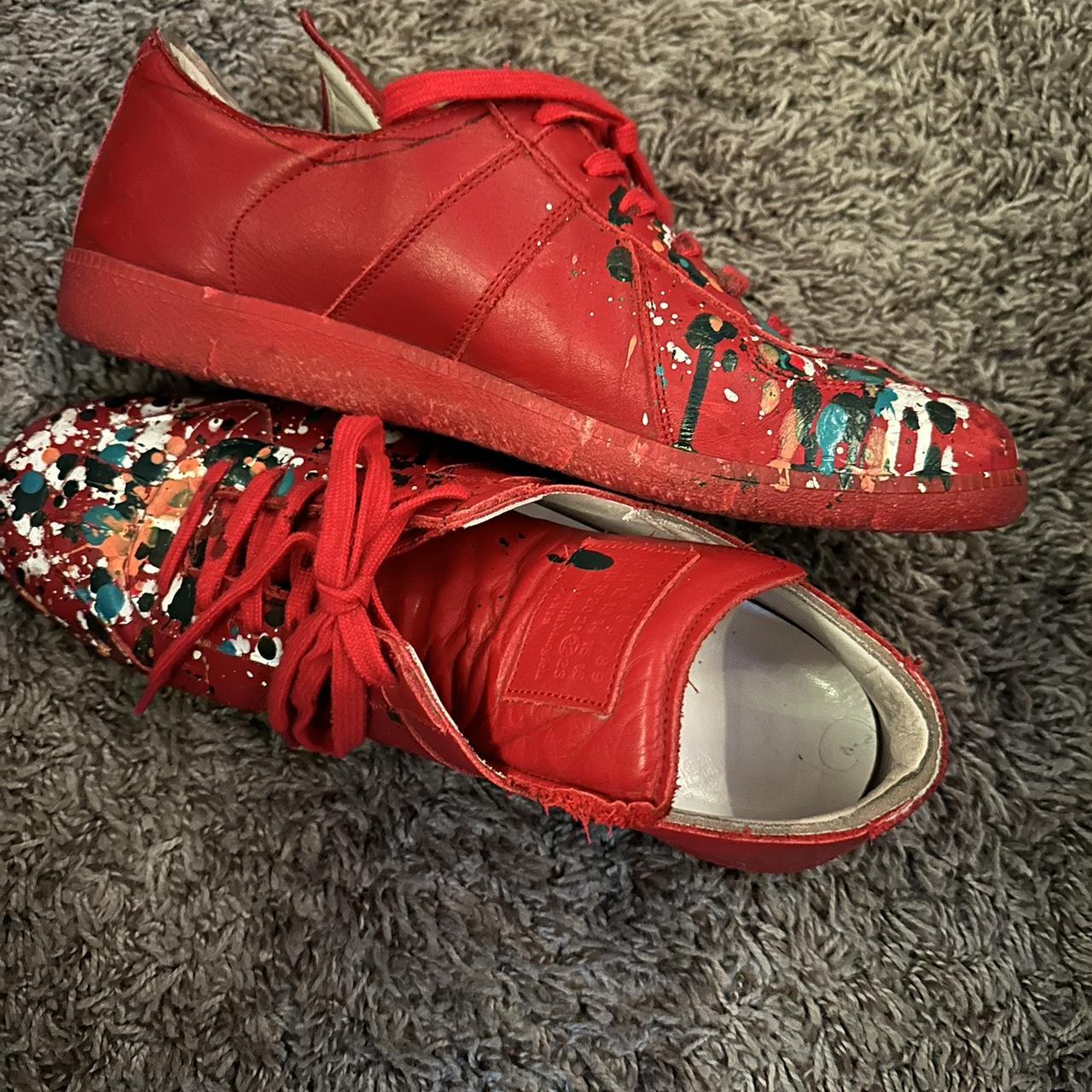 Margiela Gats all red VERY RARE - Depop