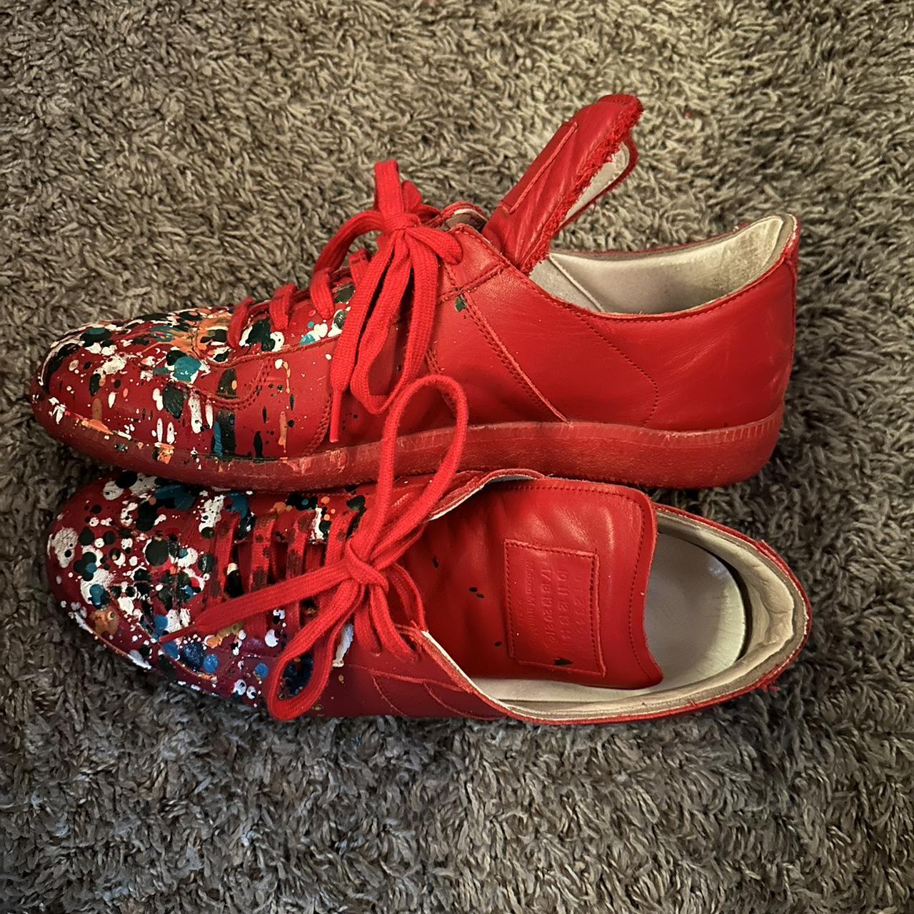 Margiela Gats all red VERY RARE - Depop