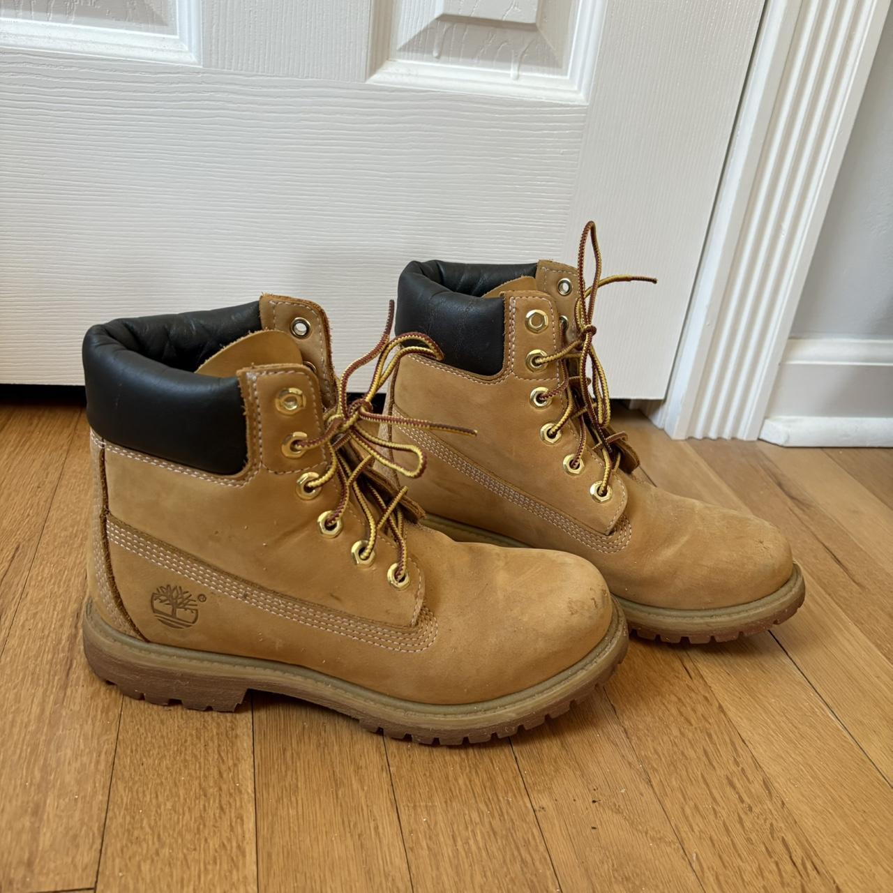 Tan Timberland Workboots These are from my... | Depop
